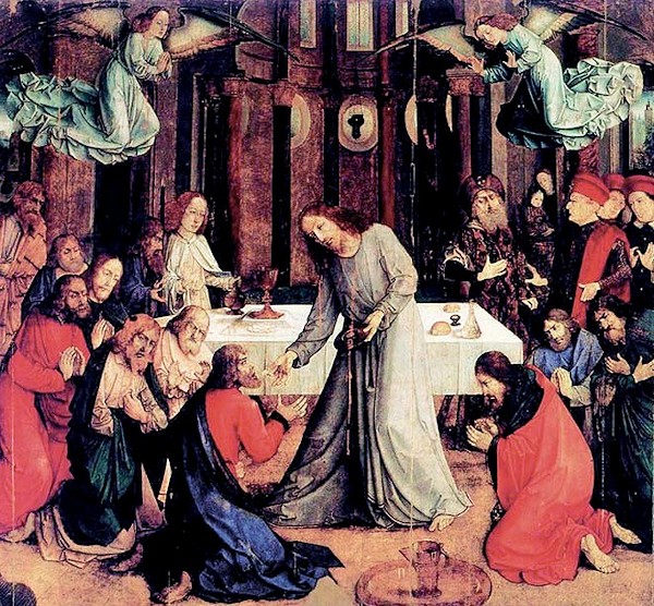Imagine: Isus îi împărtăşeşte pe apostoli | Credinţa catolică